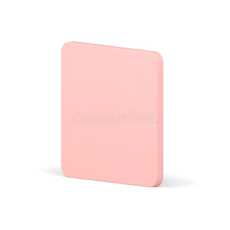 Pink Elegant 3d Rectangle Smooth Angled Vertical Wall Geometric Shape ...