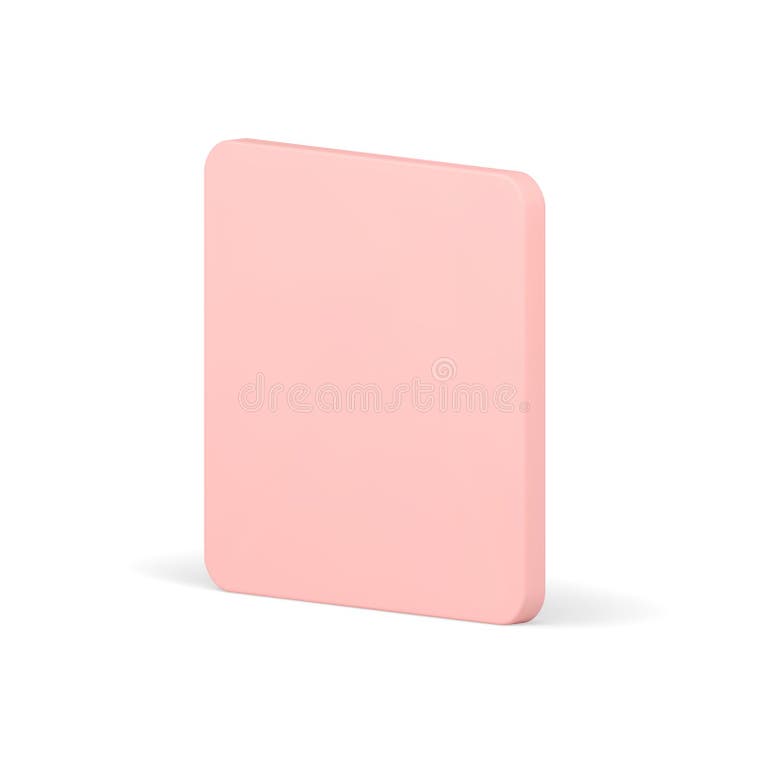 Pink Elegant 3d Rectangle Smooth Angled Vertical Wall Geometric Shape ...
