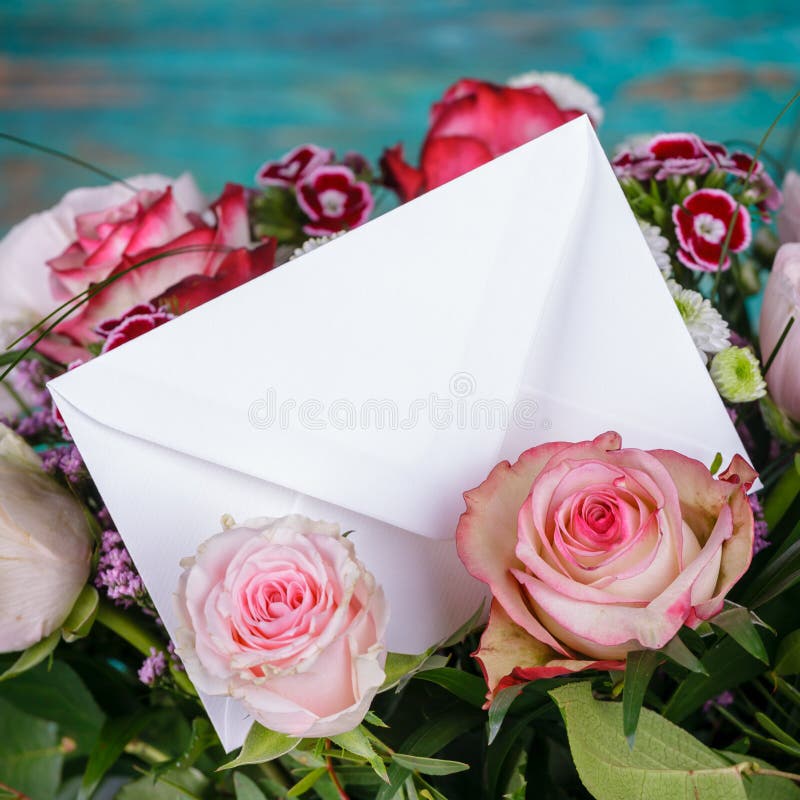 Pink envelope with flowers stock photo. Image of posy - 113092336 Pink envelope with flowers stock photo. Image of posy - 113092336