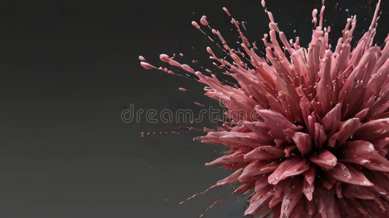 Pink Explosion Transparent Background Stock Video - Video of effect ...