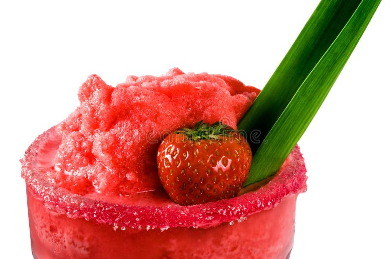 Pink Extra Cooling Cocktail Macro Stock Photo - Image of frosty ...