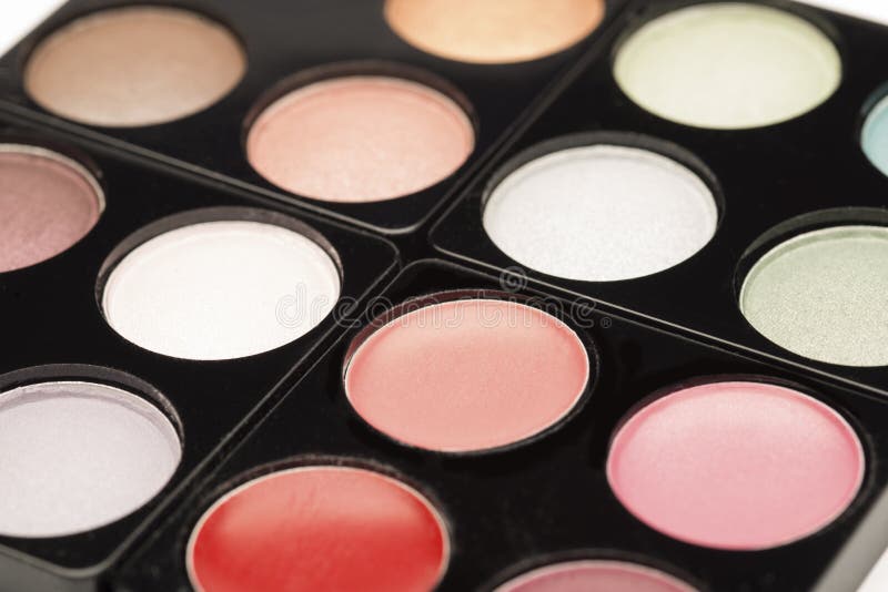 Pink eyeshadow palette stock photo. Image of color, eyeshadow - 58934036