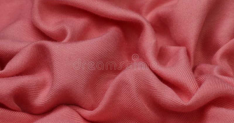 Pink Fabric Background. Pink Cloth Waves Background Texture Stock Video ...