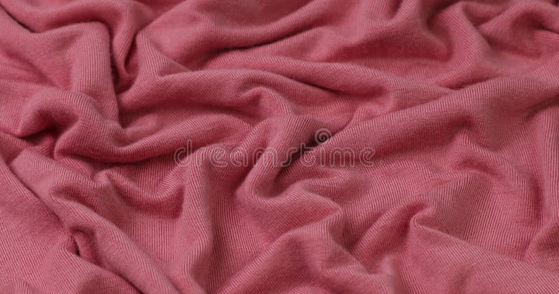 Pink Fabric Background. Pink Cloth Waves Background Texture Stock Video ...