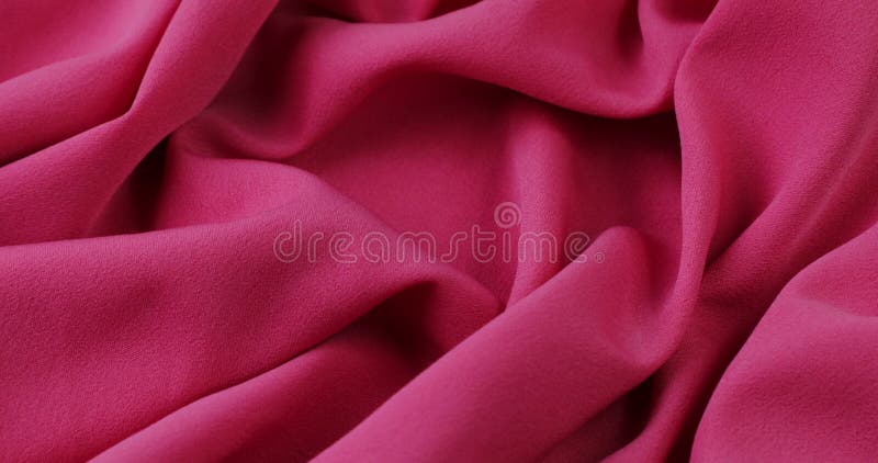 Pink Fabric Background. Pink Cloth Waves Background Texture Stock Video ...