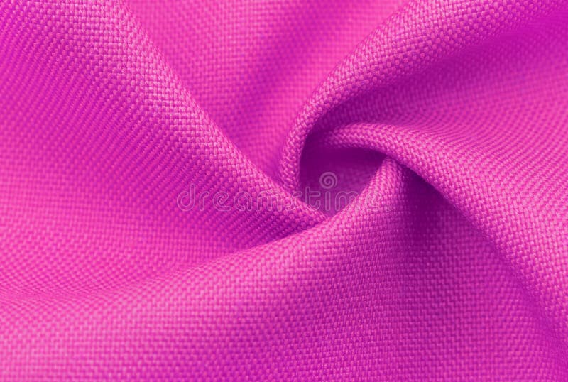 Pink Fabric Background with Folds and Waves. Textile. Material Stock ...