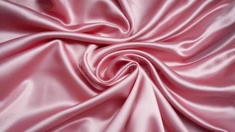 Pink Fabric with a Swirl Pattern Stock Illustration - Illustration of ...