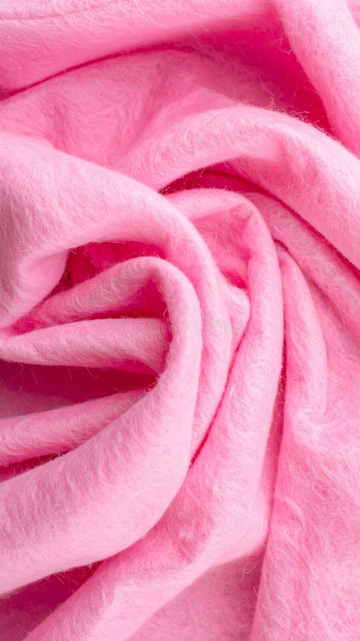 Pink Fabric Texture Background Soft Draped Material Stock Illustration ...