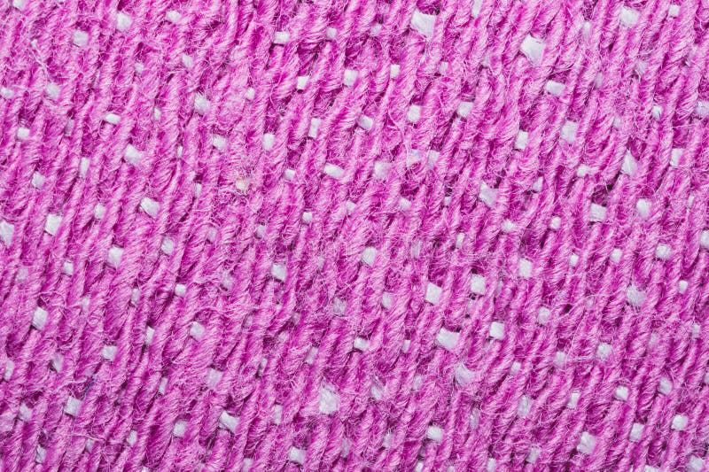 Pink Fabric Texture. Knitted Textile Background. Woven Material Macro ...