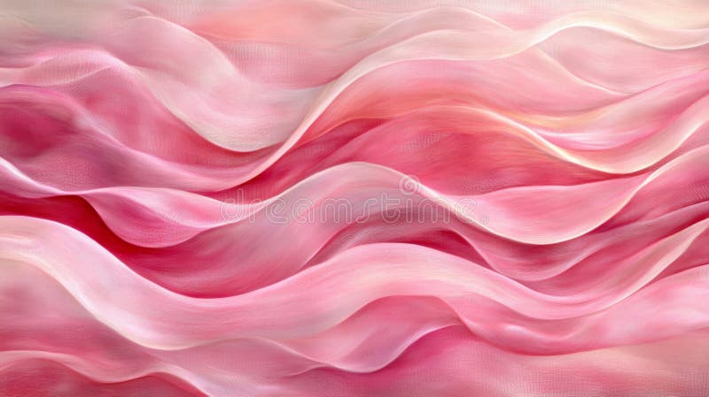 Pink Fabric Texture: Soft Waves and Subtle Gradation Stock Illustration ...