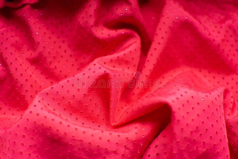Pink Fabric Texture for Sports Breathable Wear Stock Photo - Image of ...