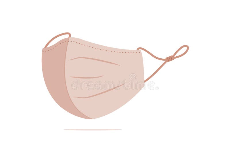 Pink Pig Face Head Cartoon Mascot Illustration Stock Vector ...