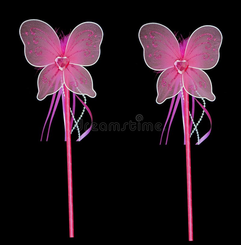 Pink fairy wands stock illustration. Illustration of legend - 11348016