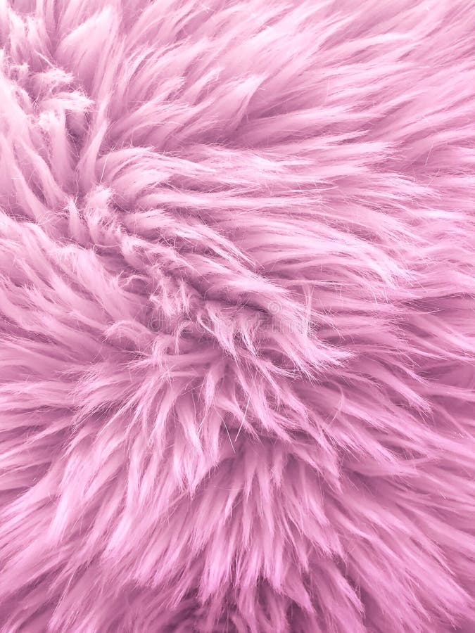 Pink faux fur stock photo. Image of fiber, artificial - 197990992