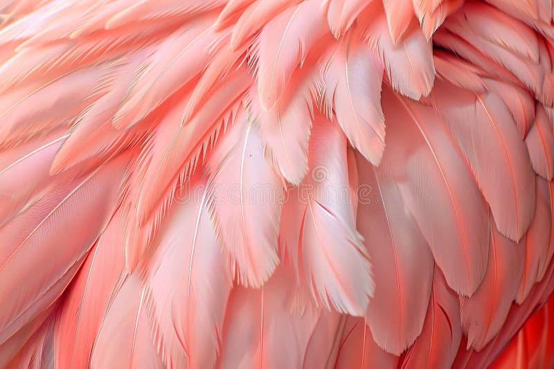 Pink Feathers Background, Flamingo Plume Pattern, Wings Feather Texture ...