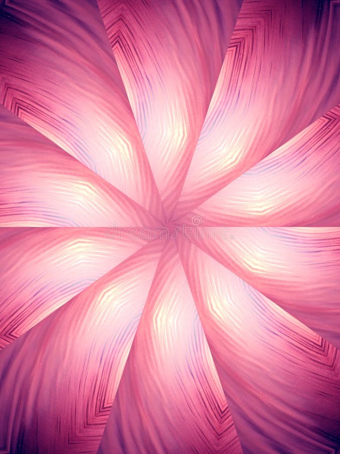 Pink Feathers Swirl Pattern Stock Illustration - Illustration of ...