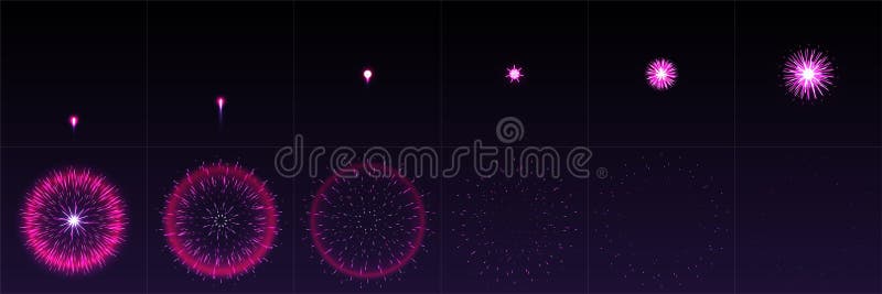 Pink Firework Effect Stock Illustrations – 1,453 Pink Firework Effect ...