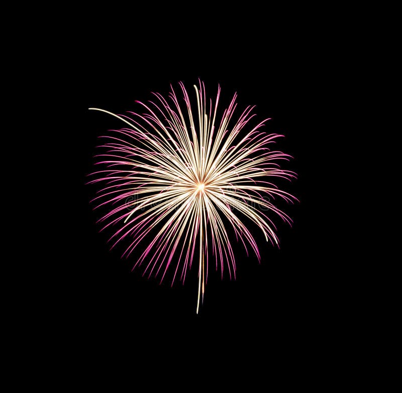 Red and Pink Fireworks stock photo. Image of pink, independence - 95929638