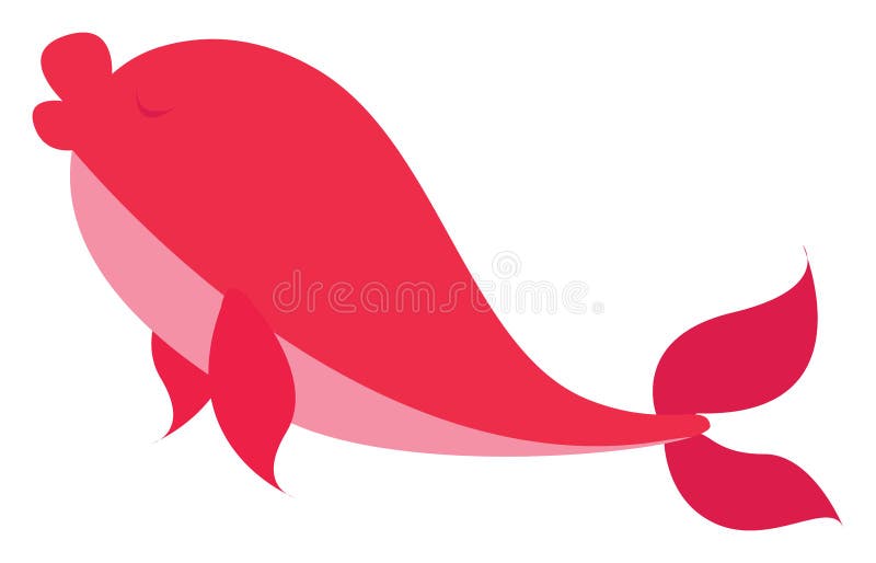 Pink Fish, Vector or Color Illustration Stock Vector - Illustration of ...