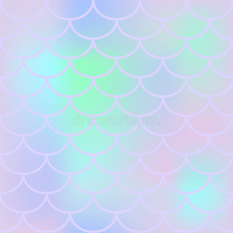 Pink Fish Scale Seamless Pattern. Magic Mermaid Texture or Background ...