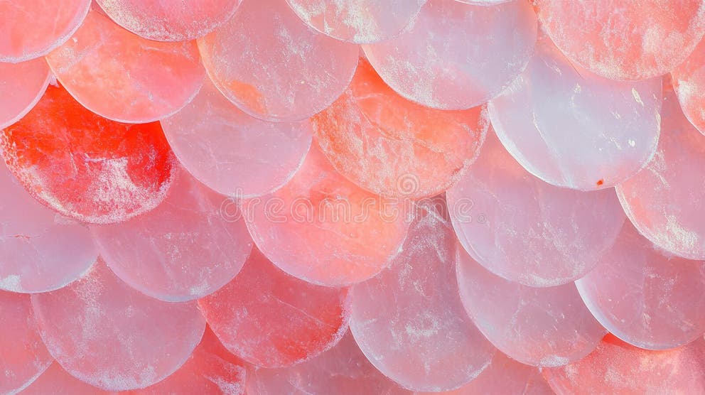 Pink Fish Scale Tile Texture with White Grout for Interior Design and ...