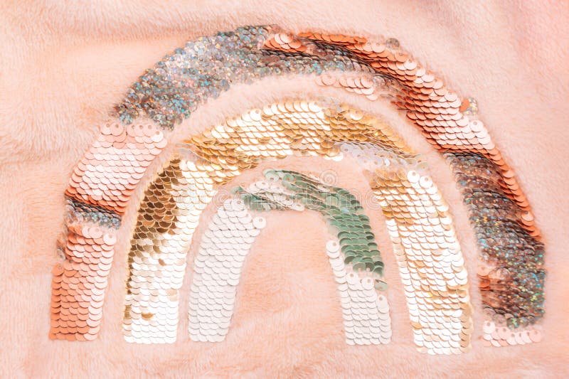 Pink Fleece Background with Sequin Print Stock Photo - Image of shiny ...