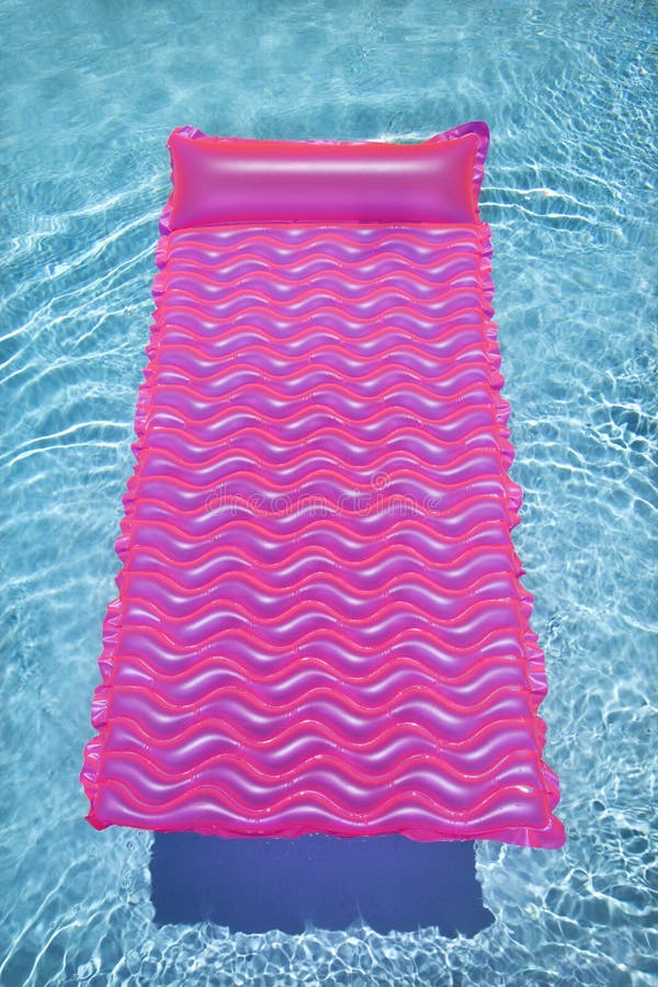 Pink Float in Swimming Pool. Stock Image - Image of colour, floating ...