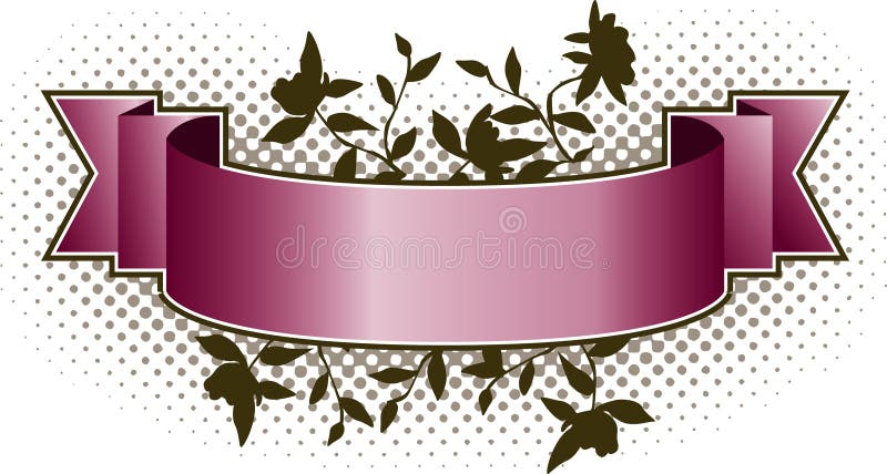Pink banner design stock vector. Illustration of creative - 5058260