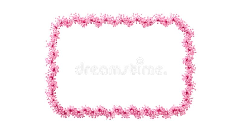 Pink Floral Border Rectangle Stock Illustrations – 1,701 Pink Floral ...