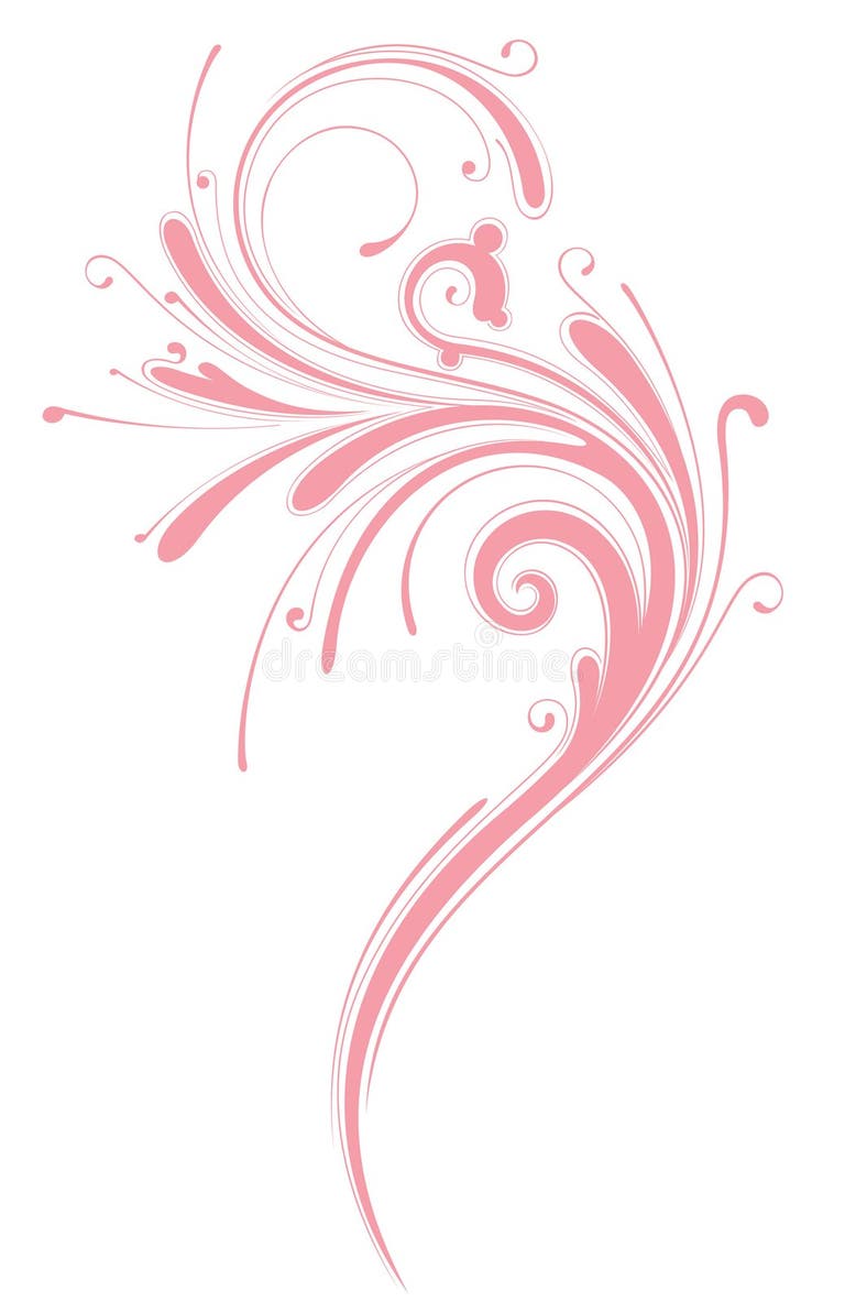 Pink Flourish Background Stock Illustrations – 33,650 Pink Flourish ...