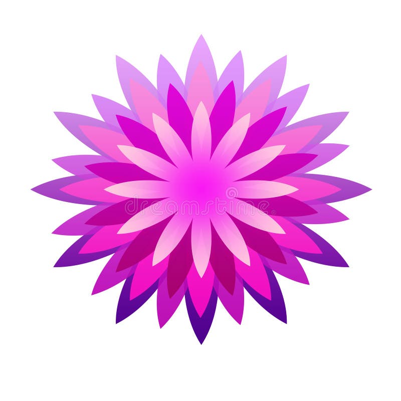 Pink Flower Button Orb stock illustration. Illustration of elegant ...