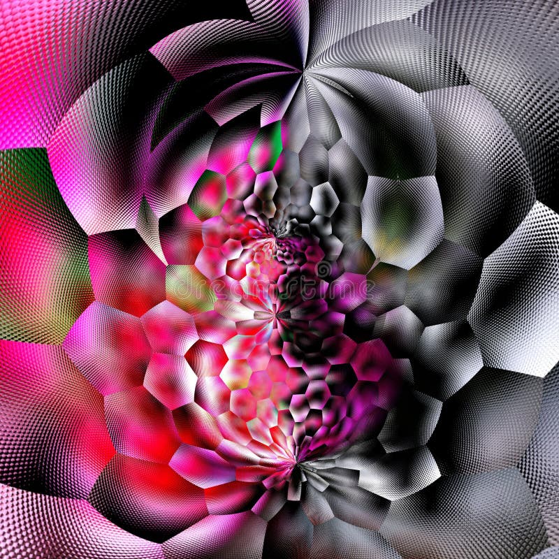 Pink Flower Abstract Background Shapes Textured Blurred Illustrations ...