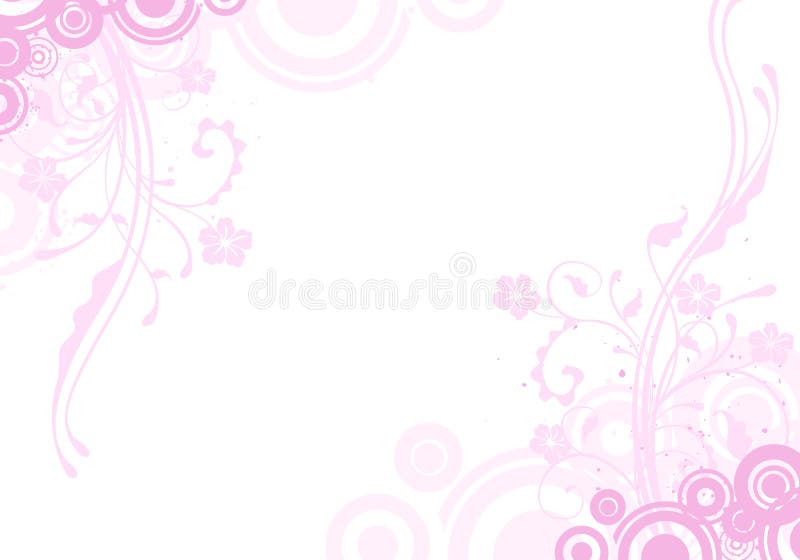 Pink flower background stock vector. Illustration of decoration - 2717037