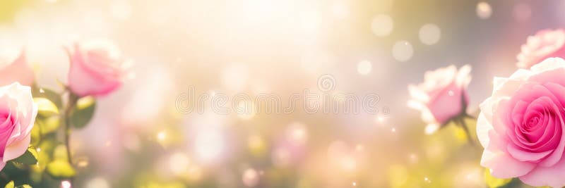 Pink Flower with Lightning Effects. AI Stock Illustration ...