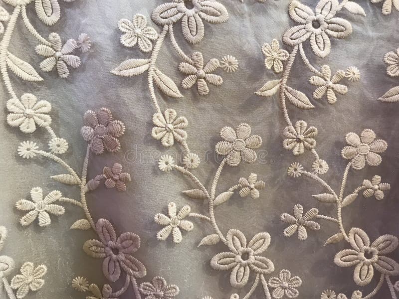 Pink Flower Pattern Lace Cloth Stock Image - Image of colorful, craft ...