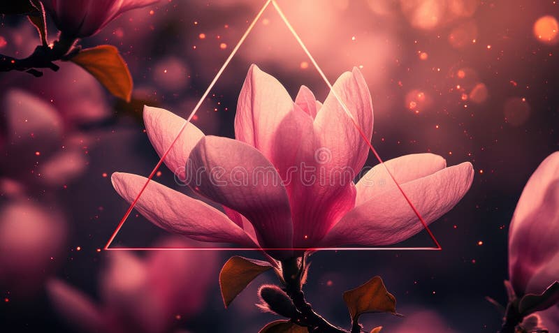 Triangle in the Middle of the Tree Stock Photo - Image of summer ...