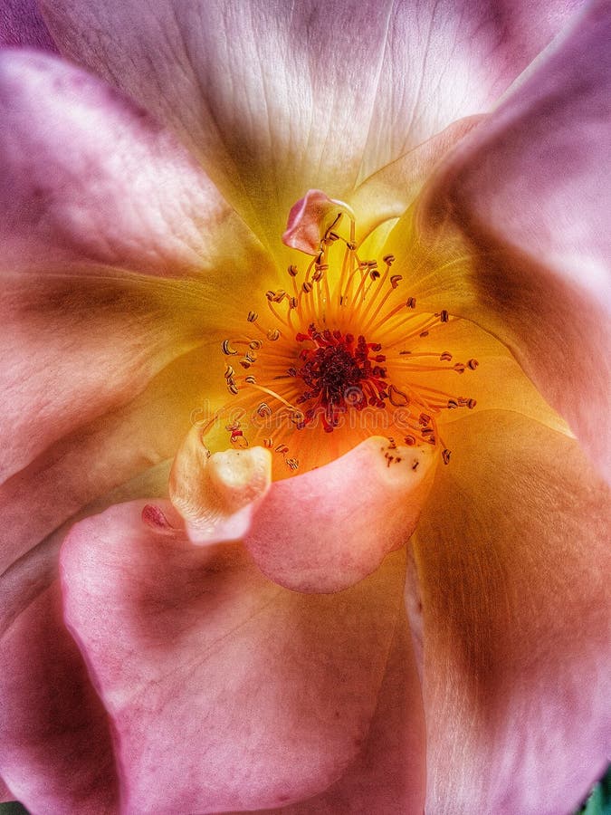 Pink Flower Texture Closeup Stock Photo - Image of edited, snapseed ...