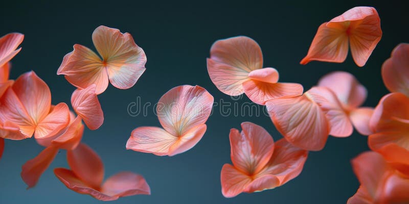 Pink Flowers Floating stock photo. Image of floral, pink - 375849772
