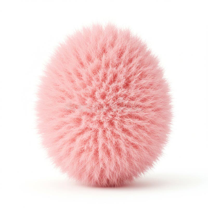 A Pink, Fluffy Object Shaped Like an Egg with a Soft, Woolly Texture is ...