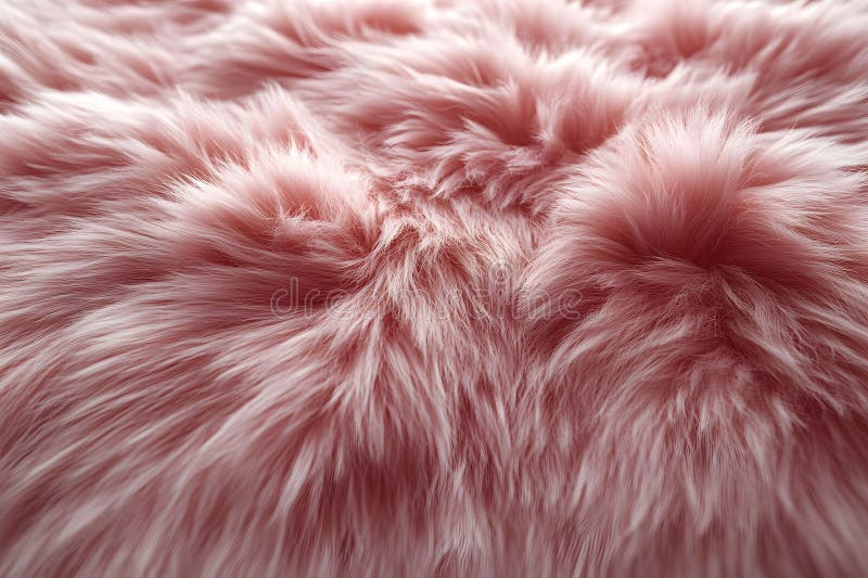 Soft Pink Fluffy Texture Background for Cozy Winter Design Generative ...