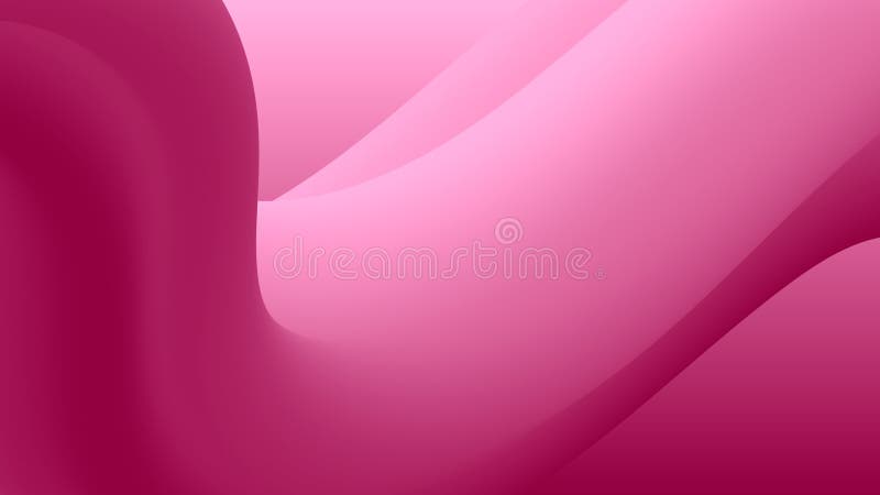Pink Fluid Wave Background. Duotone Gradient Shape Stock Vector ...