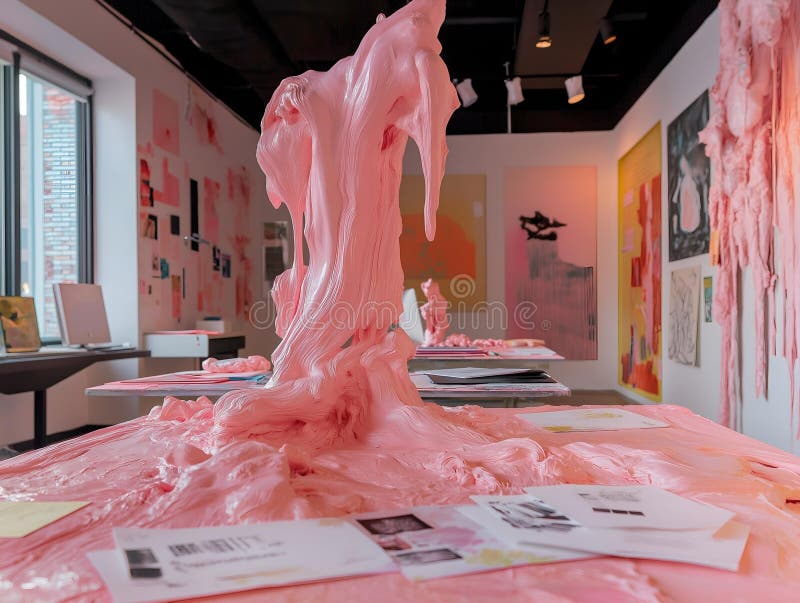 Pink Foam Installation Art Studio Stock Illustrations – 11 Pink Foam ...