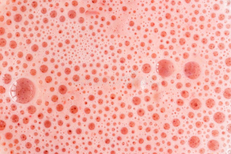 Pink Foam Texture with Small Bubbles on a Light Pink Background. Close ...