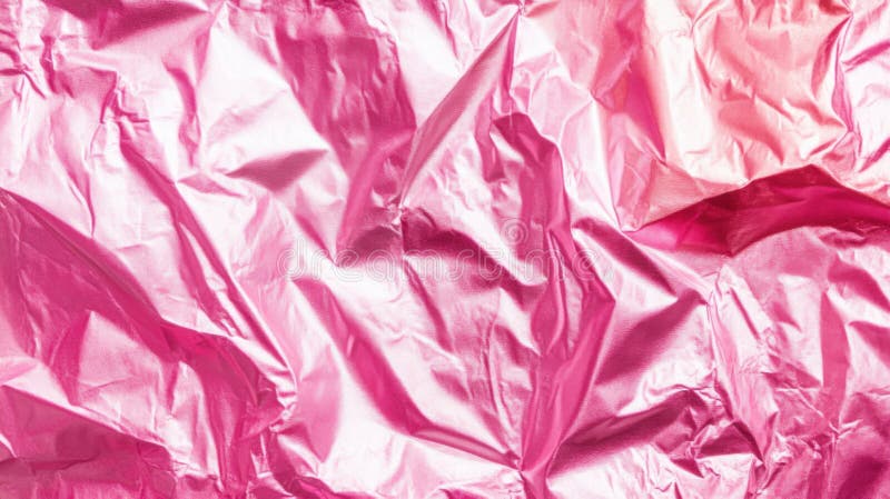 Pink Foil Texture Abstract Background Stock Photo - Image of wrinkle ...