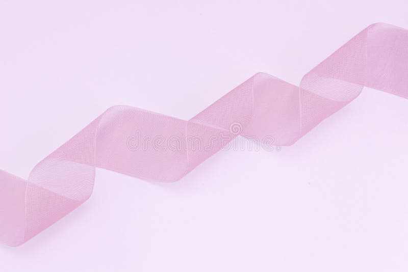 A Folded Ribbon on a Present Stock Image - Image of folded, birthday ...