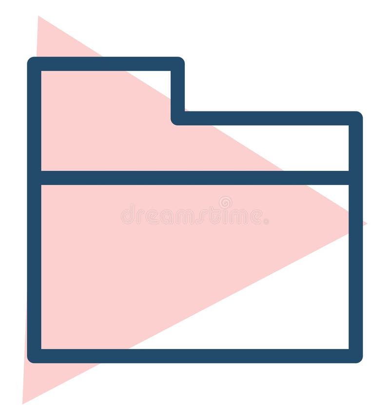 Pink Folder for Documents Storage 3d Icon Vector Illustration Stock ...