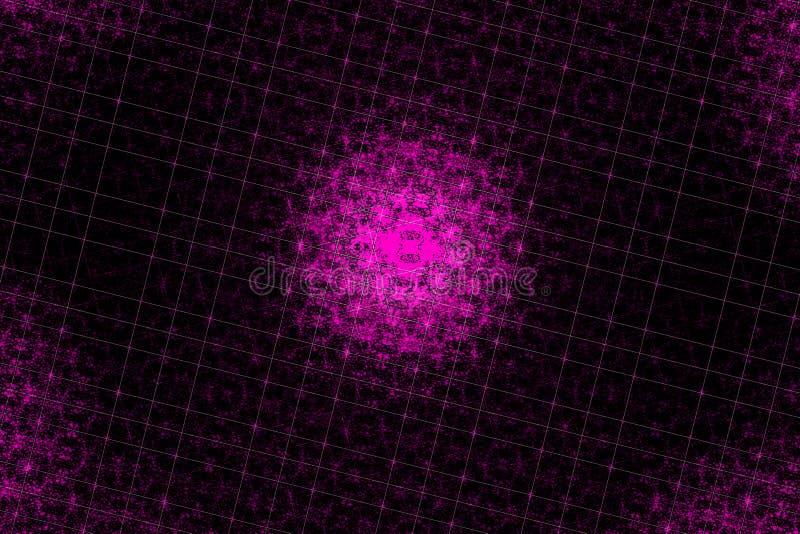 Pink Fractal Crystal Shiny Shape Pattern Light Depth Diagonal ...