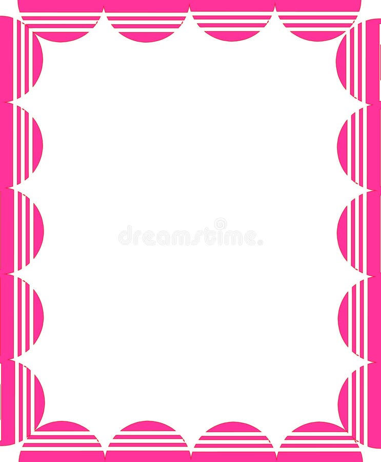 Pink Frame Design stock vector. Illustration of paper - 6458475