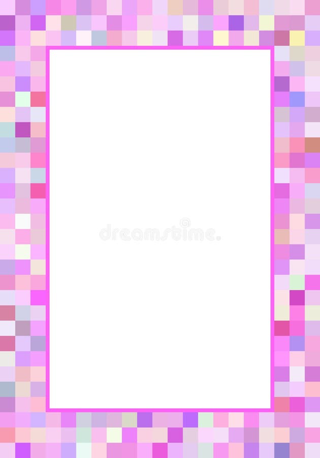 Pink frame stock vector. Illustration of futuristic, frame - 11465417