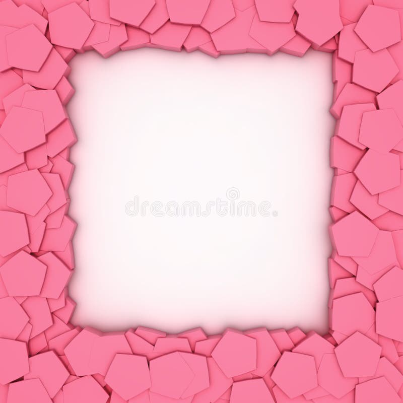 Pink frame stock illustration. Illustration of square - 19629409